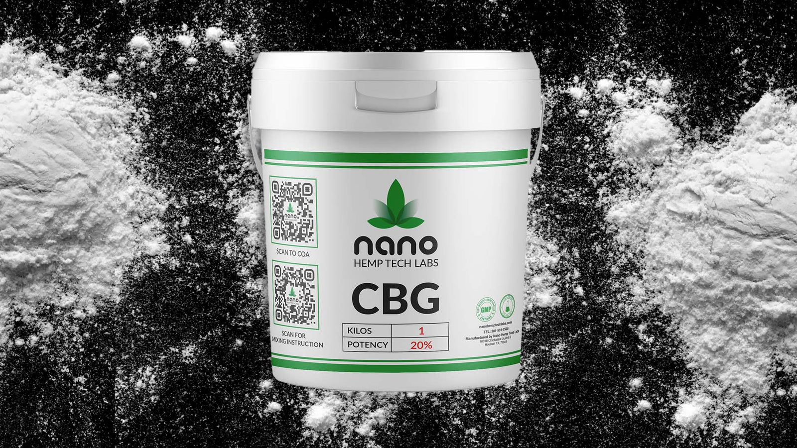 Nano Hemp Tech Labs offers Delta 9 THC Powder